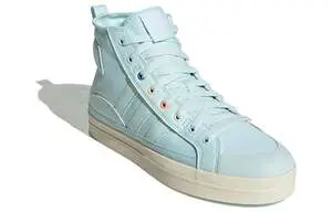 Adidas Neo City Canvas Hi Sneakers - Blue/white