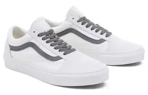 VANS Old Skool Low Top Sneakers - White/gray