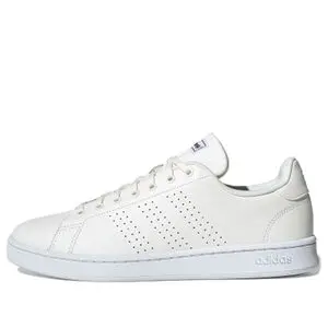 Adidas Advantage Trace Blue Sneakers - White