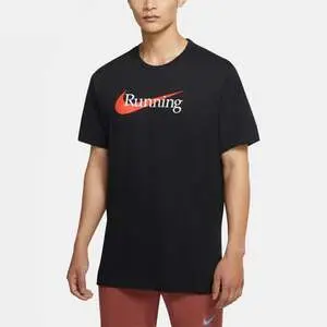 Nike Logo Graphic Short Sleeve Tee - Black