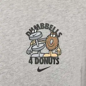 Nike Dumb-bell T-shirt 'grey - Grey/multi-color