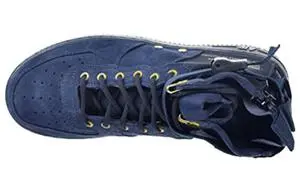 Nike Sf Air Force 1 Mid High Top Sneakers - Blue