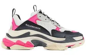 Balenciaga Triple S Trainer - Black/white/pink