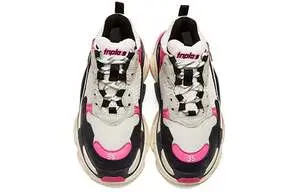 Balenciaga Triple S Trainer - Black/white/pink