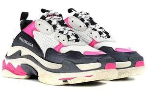Balenciaga Triple S Trainer - Black/white/pink