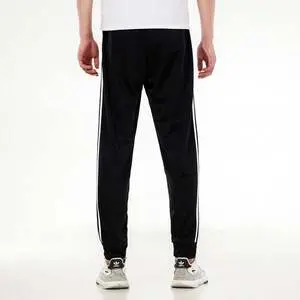 Adidas 3s Jog Tp Tri Stripe Splicing Bundle Feet Sports Pants/trousers/joggers Autumn - Black
