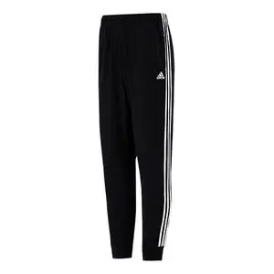 Adidas 3s Jog Tp Tri Stripe Splicing Bundle Feet Sports Pants/trousers/joggers Autumn - Black