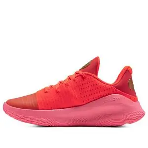 Under Armour Curry 4 Low Flotro Athletic Sneakers - Red/pink