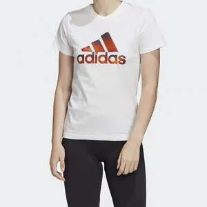Adidas Round Neck Short Sleeve Tee With Logo Detail