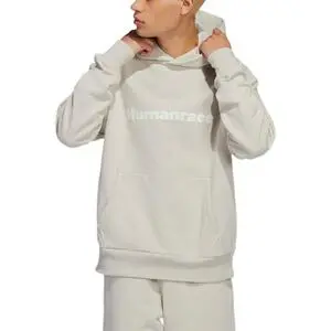 Adidas X Pharrell Humanrace Logo Hoodie 'aluminium