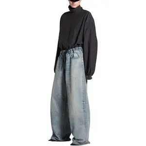 Balenciaga Oversized Baggy Distressed Jeans