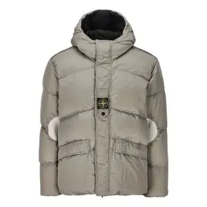 Stone Island Compass-motif Down Puffer Jacket