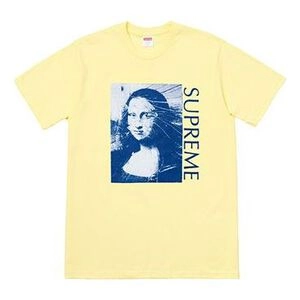 Supreme Ss18 Mona Lisa Pale Yellow Tee - Light Yellow
