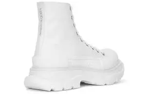 Alexander McQueen Tread Slick Boots - White