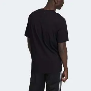 Adidas Originals 3d Trefoil Tee Casual Logo Round Neck Short Sleeve - Black