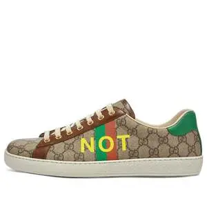 Gucci Ace "fake/not Print" Sneakers