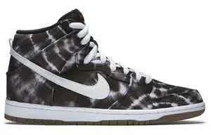 Nike Dunk High Premium "tie Dye" Sneakers - Black