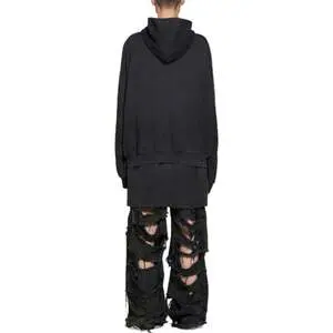 Balenciaga Diy College Hoodie - Black