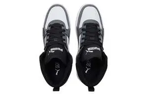 PUMA Rebound Joy Mid Top Sneakers - Grey/white/black
