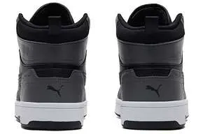 PUMA Rebound Joy Mid Top Sneakers - Grey/white/black