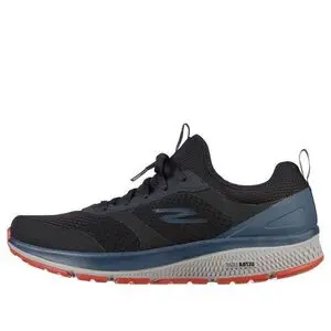 Sketchers Max Cushioning Elite 2.0 Athletic Lace-up Sneakers - Black/blue/orange