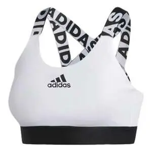 Adidas Don't Rest Branded Bra - White/black