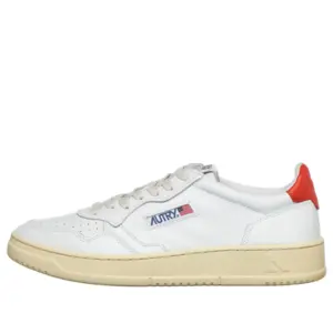 AUTRY Autry Medalist Leather Low Top Sneakers White/orange