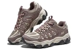 Sketchers Dlites Athletic Sneakers - Brown/beige/mauve