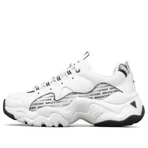 Sketchers D'lites 3.0 Endless Chic Sneakers - White/black