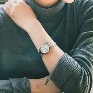 Casio Stainless Steel Analog Watch - Silver