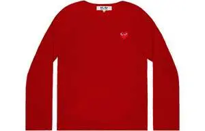 Play Comme Des Garcon Emblem Long Sleeve T-shirt