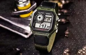 Casio G-shock Digital Sports Watch With Water Resistance