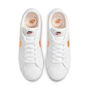 Nike Court Legacy Low Top Sneakers - White/orange