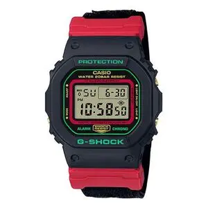 Casio G-shock Square Watch - Black/red