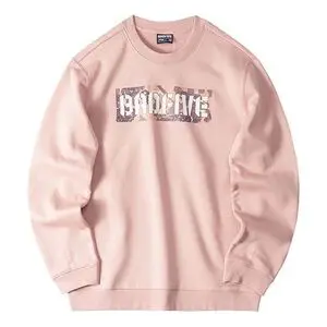 LI-NING Badfive Logo Sweatshirt - Pink/multi-color