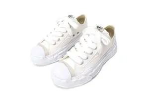 Mihara Yasuhiro Hank Og Sole Canvas Low-top Sneaker - White