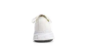 Mihara Yasuhiro Hank Og Sole Canvas Low-top Sneaker - White