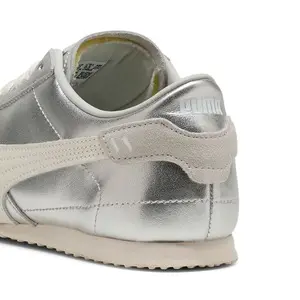 PUMA Bella Ut Leather Sneakers - Silver/white