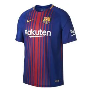 Nike Fc Barcelona 17/18 Home Jersey - Tan