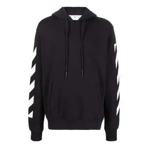 Off-White Arrow Pattern Hoodie - Multi-color