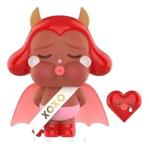POP MART Crybaby Crying For Love Figures Kiss Kiss-devil Vers - Multi-color