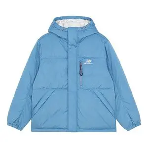 NEW BALANCE Padded Down Jacket - Blue/white
