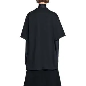 Balenciaga Boxy Fit T-shirt - Black