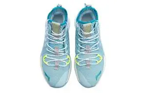 LI-NING Mid-top Athletic Sneakers - Blue/white