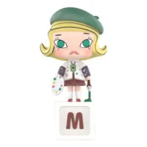 POP MART Molly Scenery Along The Way 20th Anniversary Series Figure The First Molly Green Secret Edition A - Multi-color