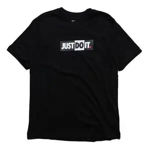 Nike Jdi Logo Short Sleeve T-shirt - Black