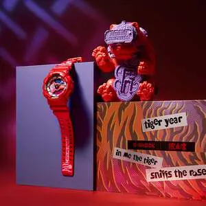 Casio G-shock Analog-digital Watch - Red