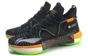 LI-NING Speed 6 Premium Athletic Sneakers - Blackgreen