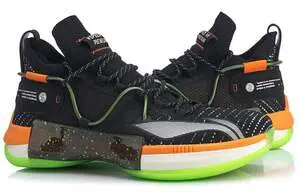 LI-NING Speed 6 Premium Athletic Sneakers - Blackgreen