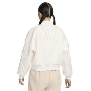 Nike Reversible Faux Fur Bomber Jacket